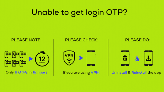 OTP Issues, Errors & Troubleshooting OTP Issues, Errors & Troubleshooting